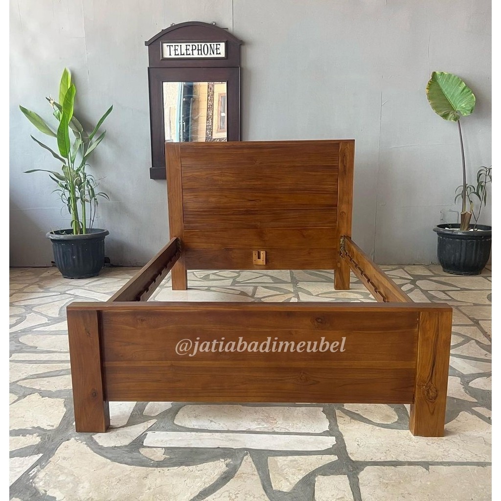Jual Rangka Tempat Tidur Dipan Divan Ranjang Lesehan Minimalis Kayu ...