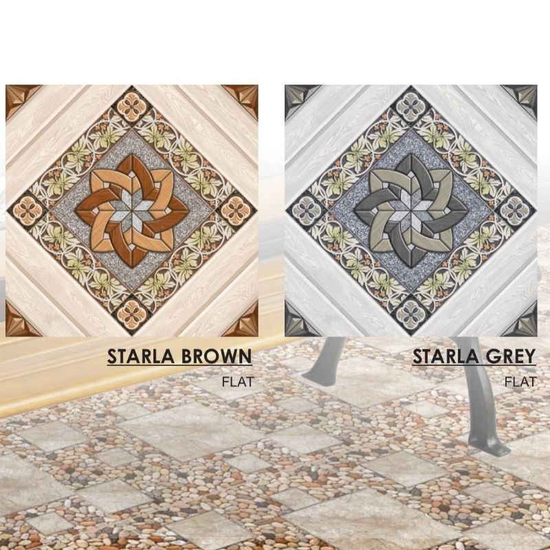 Jual KERAMIK MATTE MOTIF STARLA BROWN DAN GREY UKURAN 50X50 BY JUPITER ...