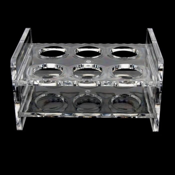 Jual Rak Gelas Sloki Mini Shot Shooter 6 Sekat Lubang Mika Akrilik ...