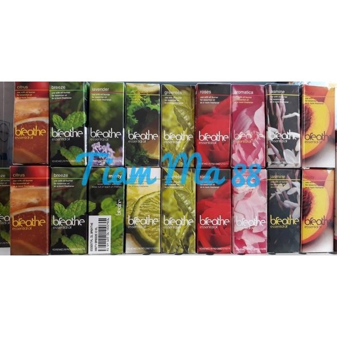 Jual Breathe Reed Diffuser Aroma Essential Oil Terapi Aromaterapi 10 Ml ...