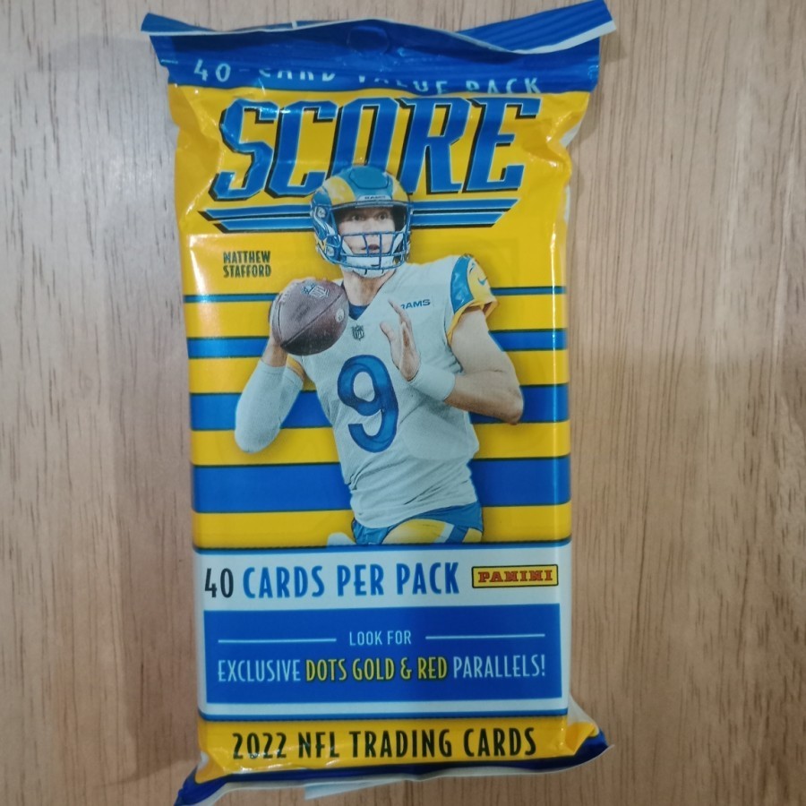 Jual Kartu American Football NFL Panini Score 2022 Value Pack-40 Kartu ...
