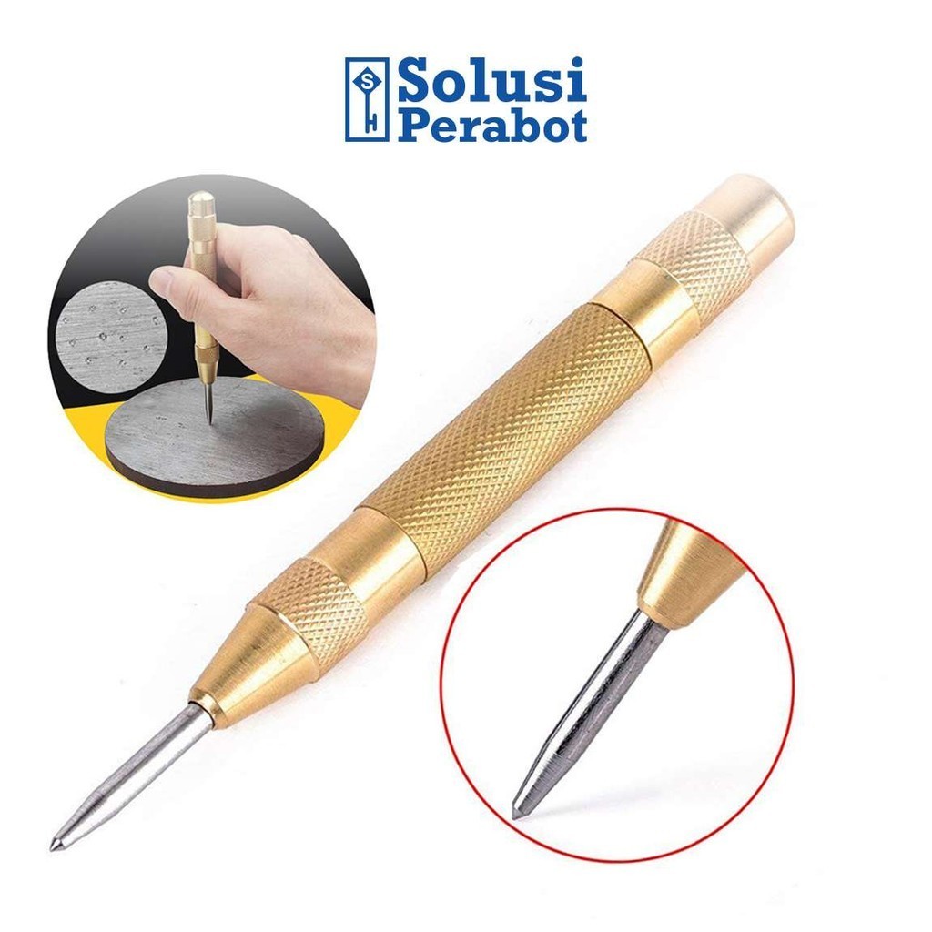 Jual Penanda Titik Bor SP / Center Punch Automatic Pin | Shopee Indonesia