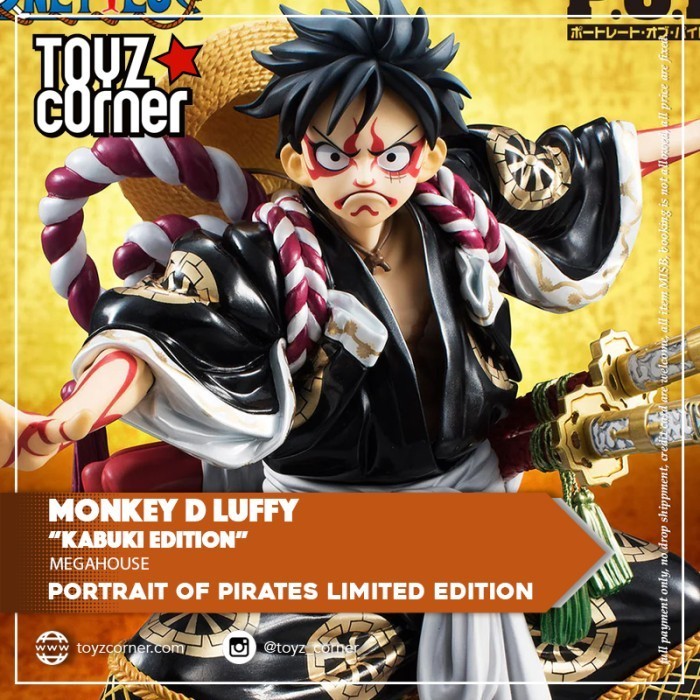 Jual Megahouse POP Limited Edition One Piece - Monkey D Luffy Kabuki ...
