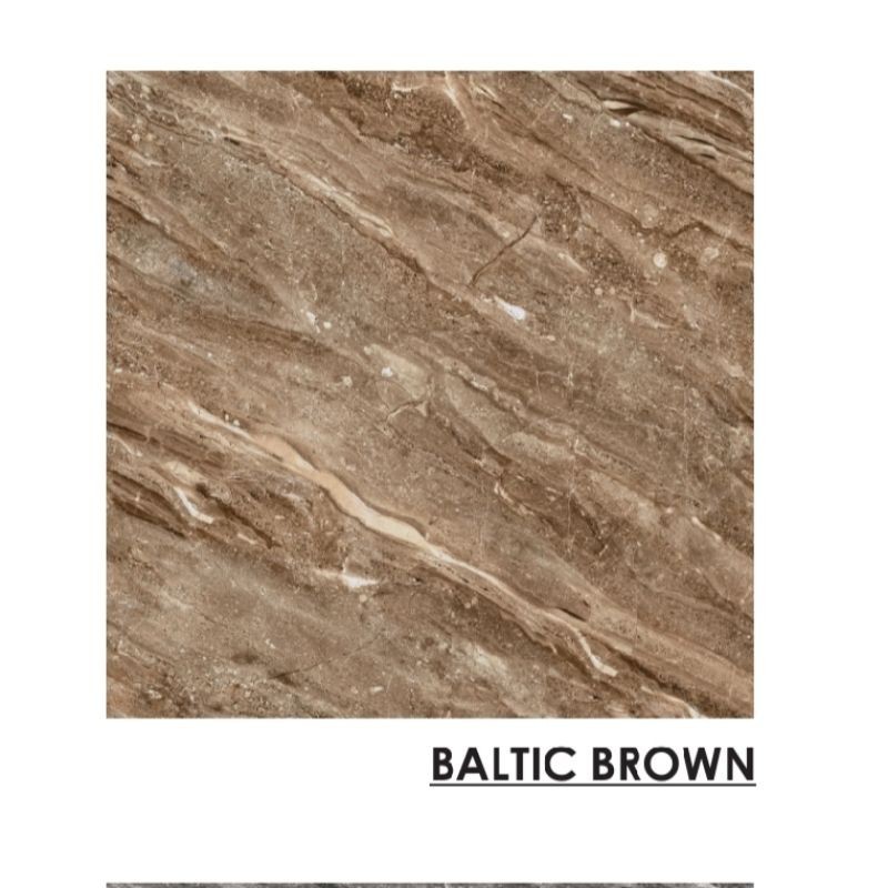 Jual KERAMIK GLOSSY MOTIF MARMER BALTIC BROWN DAN GREY UKURAN 60X60 BY KOBIN | Shopee Indonesia