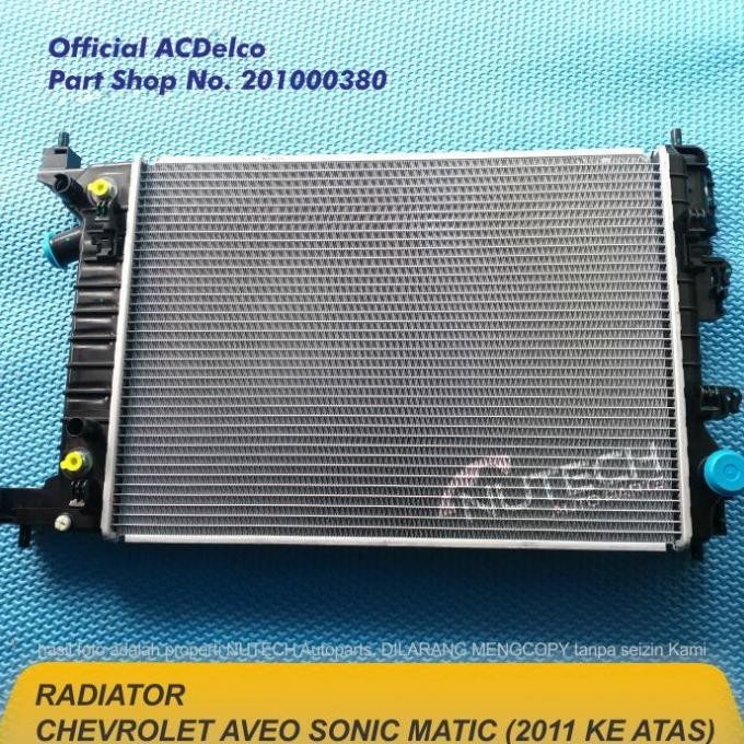 Jual Radiator Chevrolet Aveo Sonic Matic At Ori Original Acdelco Gm ...