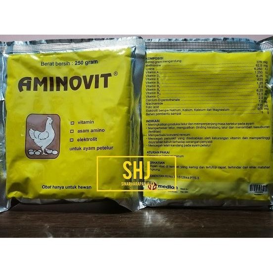 Jual Baru - AMINOVIT 250 GR (MULTIVITAMIN AYAM PETELUR) ~ | Shopee Indonesia