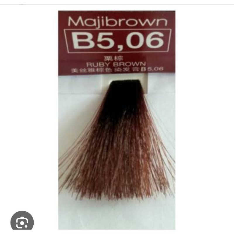 Jual 50 ML L'Oreal Majibrown B5.06 Hair Color Ruby Brown / Cat Rambut L ...