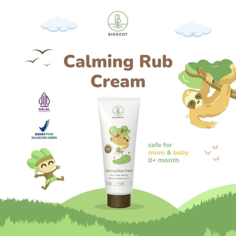 Jual Bigroot Baby Calming Rub Cream Krim Bayi | Shopee Indonesia
