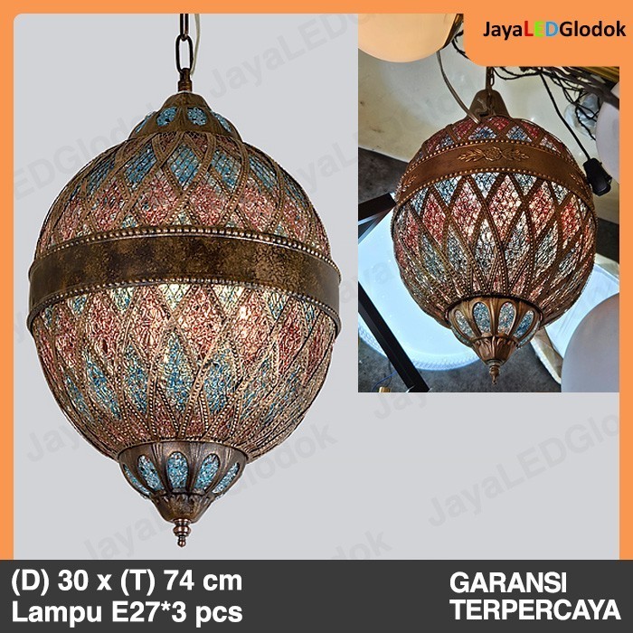 Jual Lampu Gantung Arab Turki Monako Timur Tengah Lampu Hias Ljg18783 ...