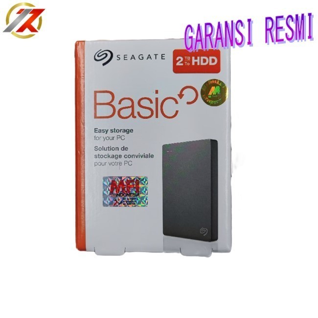 Jual Seagate Basic Portable Space Grey 2Tb Hardisk Eksternal Resmi ...