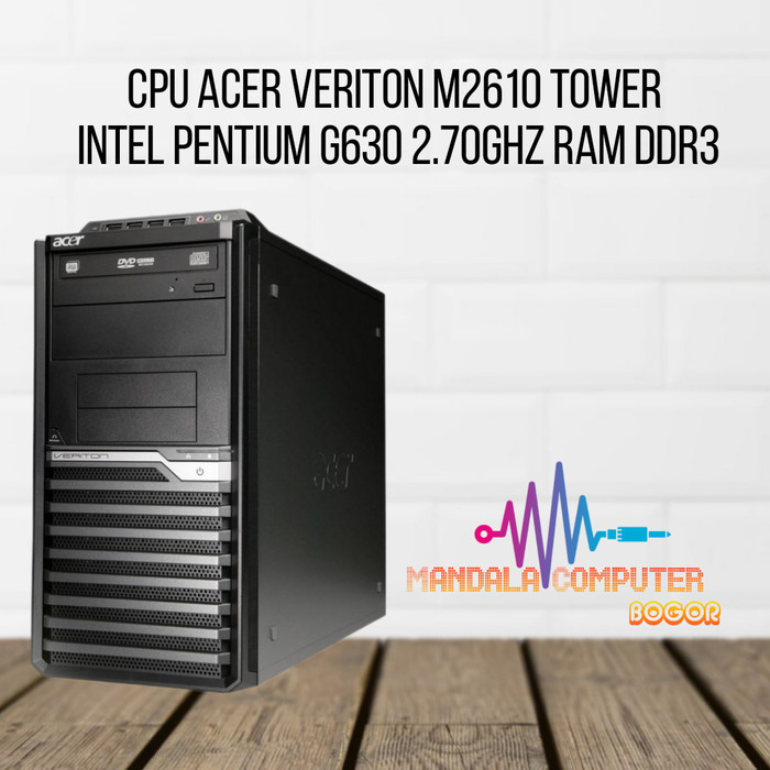 Jual CPU Acer Veriton M2610 Tower Intel Pentium G630 2.70GHz Ram 2Gb ...