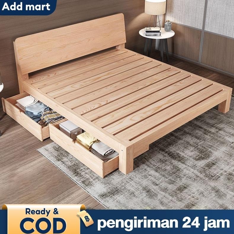 Jual Tempat Tidur Dipan Sandaran Tempat Tidur Kayu Ranjang Dipan Lantai ...