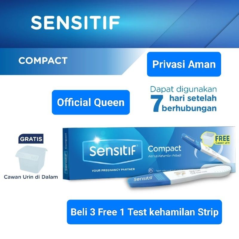 Jual PROMO SENSITIF COMPACT !!! Testpack Test pack Tes hamil test ...