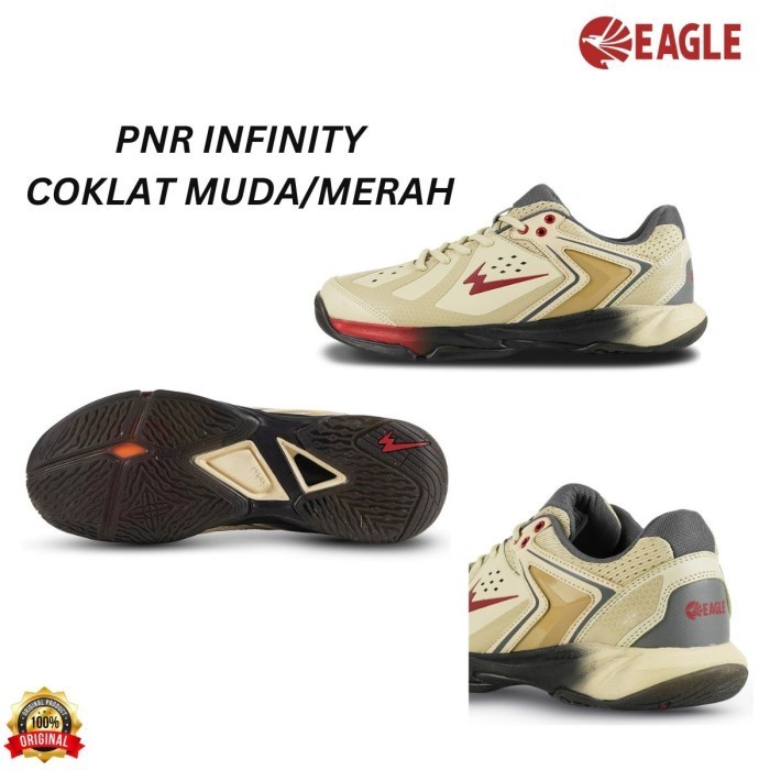 Jual Sepatu Badminton Bulutangkis Eagle Pnr Infinity Original | Shopee Indonesia