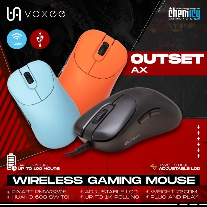 Jual Vaxee Outset AX Wireless Lightweight Gaming Mouse | Shopee Indonesia
