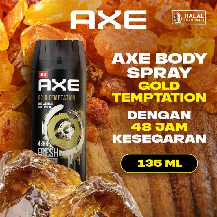 Jual AXE Antiperspirant Deodorant Gold Temptation 135 mL | Shopee Indonesia