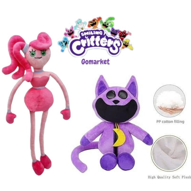 Jual 50cm Boneka CatNap anime cartoon game monster horror catnap plush ...