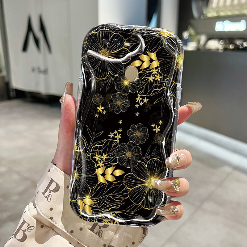 Jual Casing Hp OPPO A7 A5s A12 A12s A11K Case HP pola bunga berkilau ...