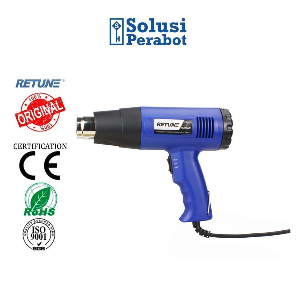 Jual Hot Air Gun 1800W RETUNE RT-883 Original SP / Heat Gun / Pistol ...