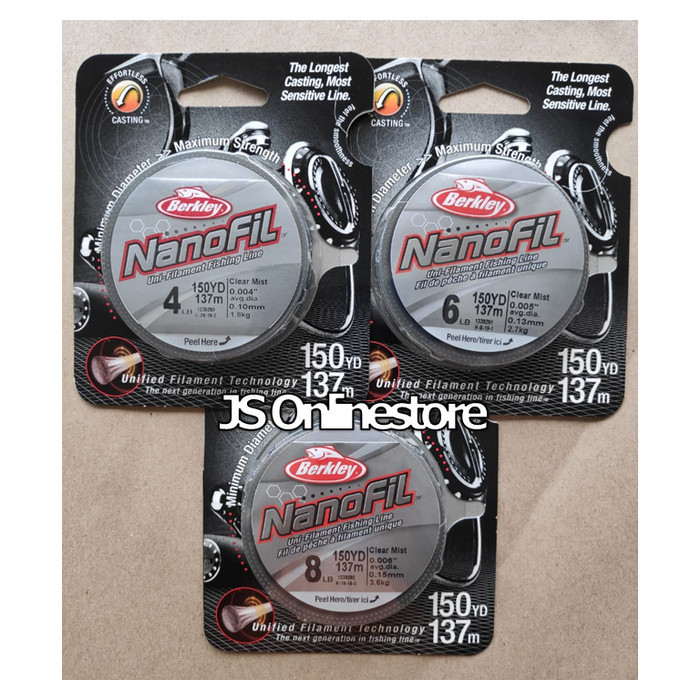Jual !!! Senar Pancing Berkley Nanofil New | Shopee Indonesia