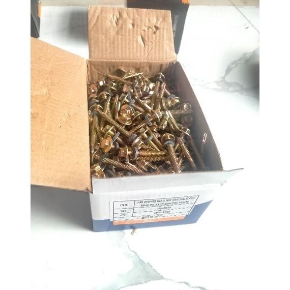 Jual Baut Rofing 1Box 5Cm 7Cm Pat Baut Atap Baja Ringan Alderon Per Dus ...