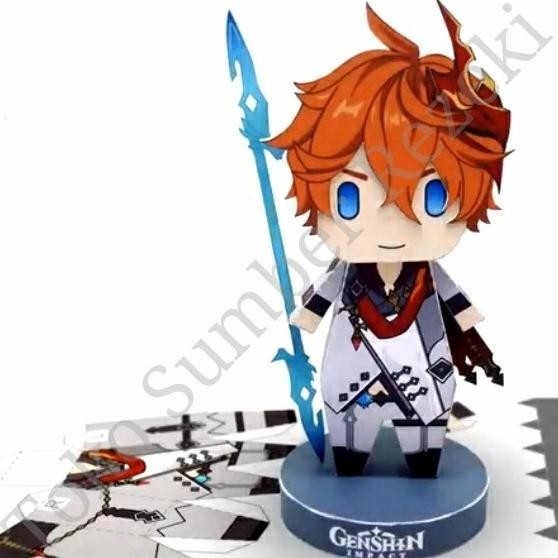 Jual Figure Nendroid Genshin Impact Childe Papercraft Boneka Paper ...