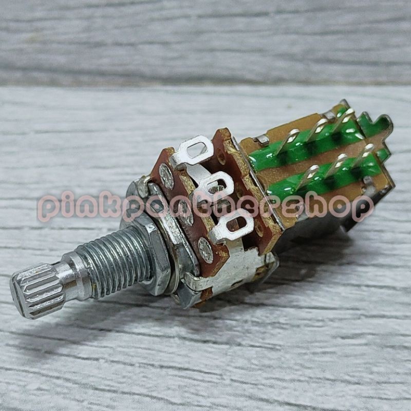 Jual Potensio Push Pull A500K Long Shaft Volume Tone Gitar Bass ...