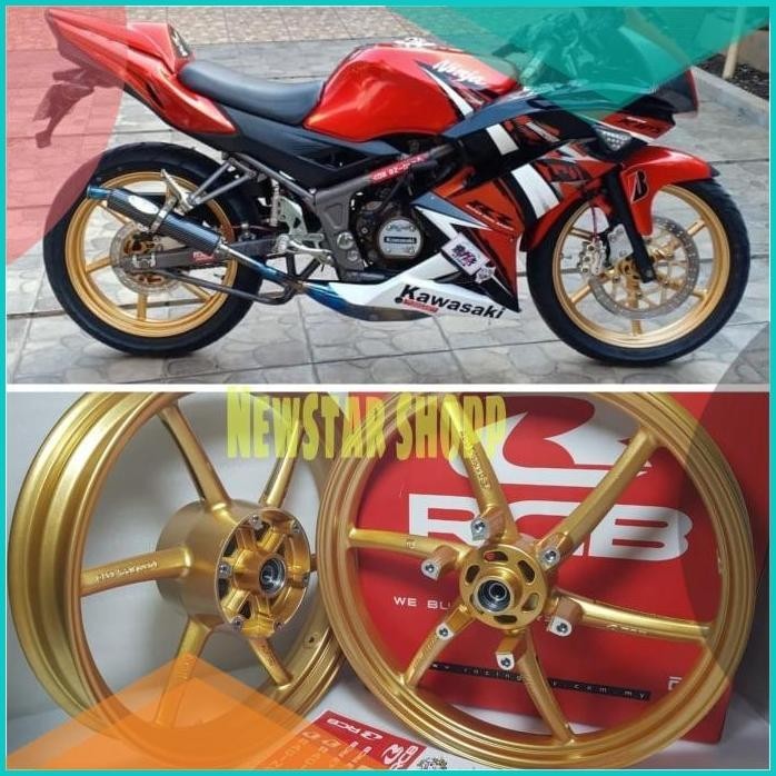 Jual velg ninja rr rcb sp522 palang 6 original lebar 215 300 17 gold ...