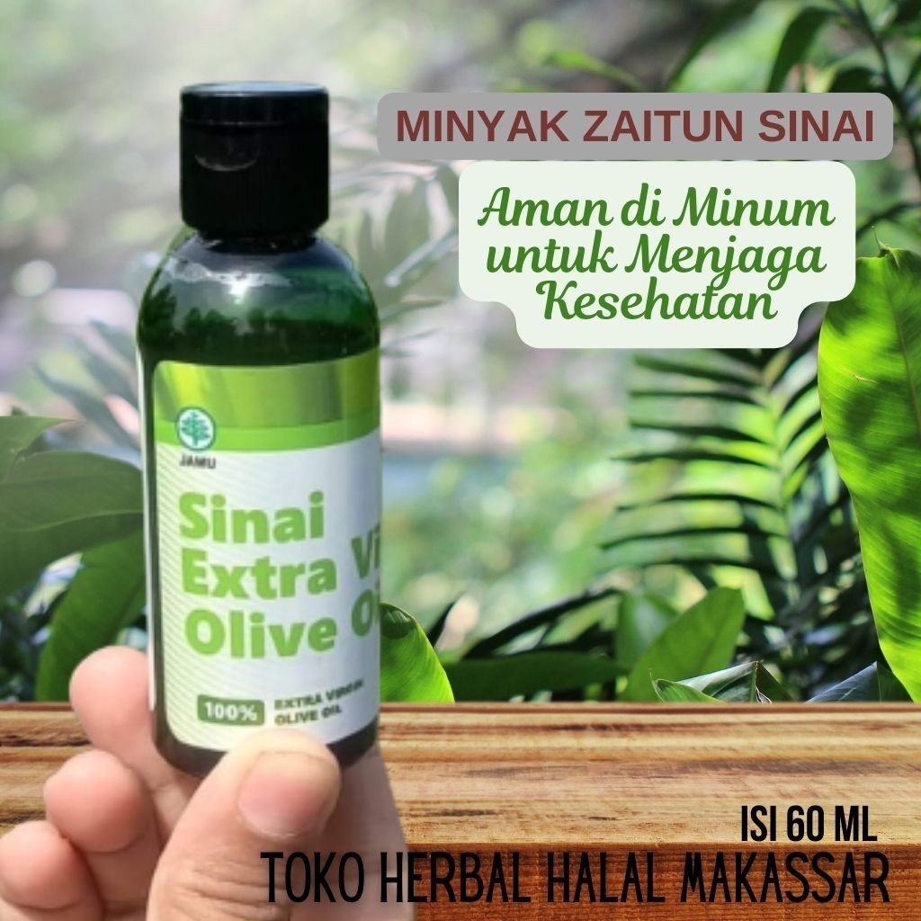 Jual Minyak Zaitun Sinai Ekstra Virgin Olive Oil HNI HPAI isi 60 ml ...