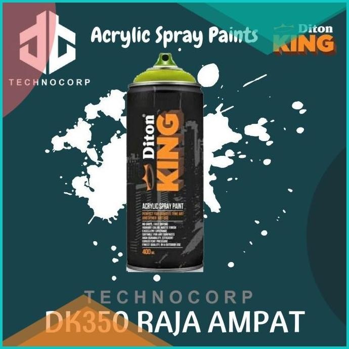 Jual Cat Semprot DITON KING DK 350 RAJA AMPAT / GRAFFITI PAINT DOFF ...