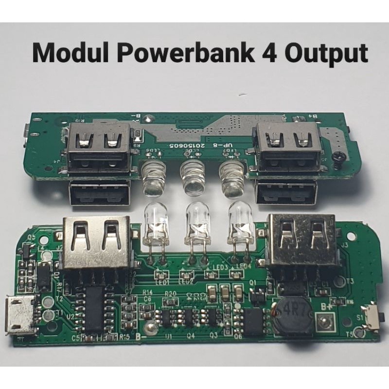 Jual Modul Powerbank 4 Output Slot USB Multi Charger | Shopee Indonesia