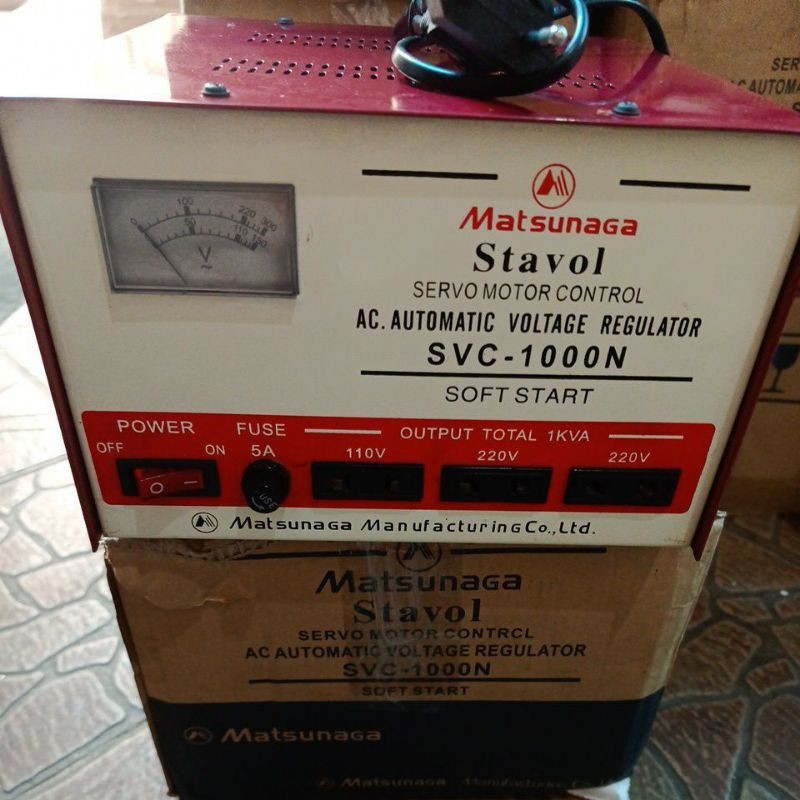 Jual Stabilizer 1000 Watt Matsunaga stavol SVC 1000N | Shopee Indonesia