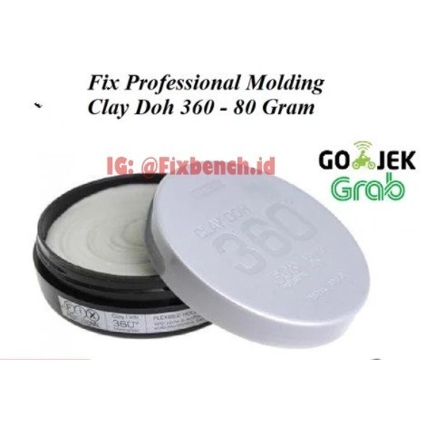 Jual Fix Professional Clay Doh 360 Bench Pomade 80G | Shopee Indonesia
