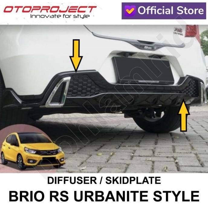 Jual Diffuser Skidplate Urbanite NEW BRIO RS SATYA Otoproject Bumper ...