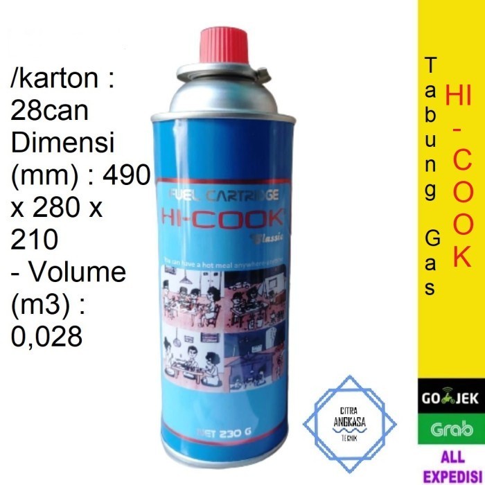 Jual tabung gas mini portable HI-COOK 230gr | Shopee Indonesia