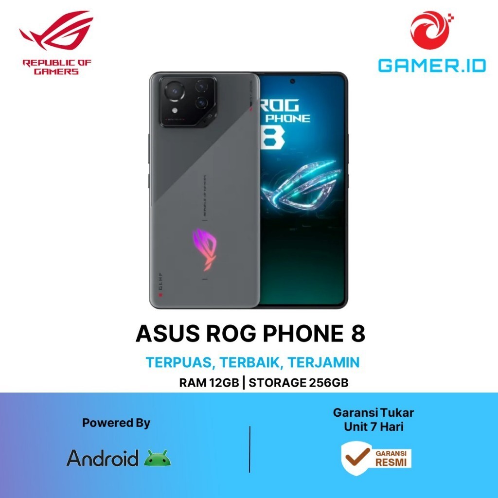 Jual READY STOCK !!! ASUS ROG PHONE 8 12GB / 256GB | ASUS ROG PHONE 8 ...