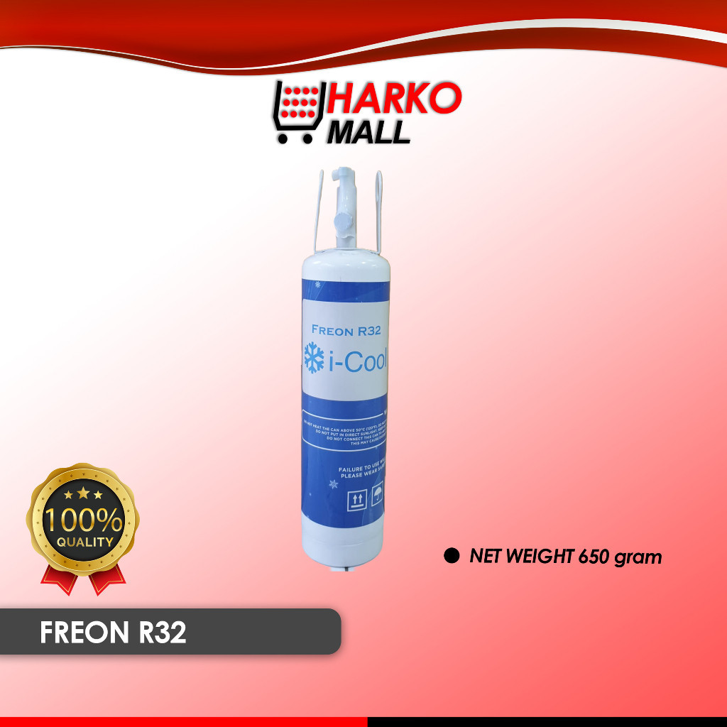 Jual Freon Isi AC Kulkas Frezer Showcase R32 i-Cool 650g Refrigerant ...