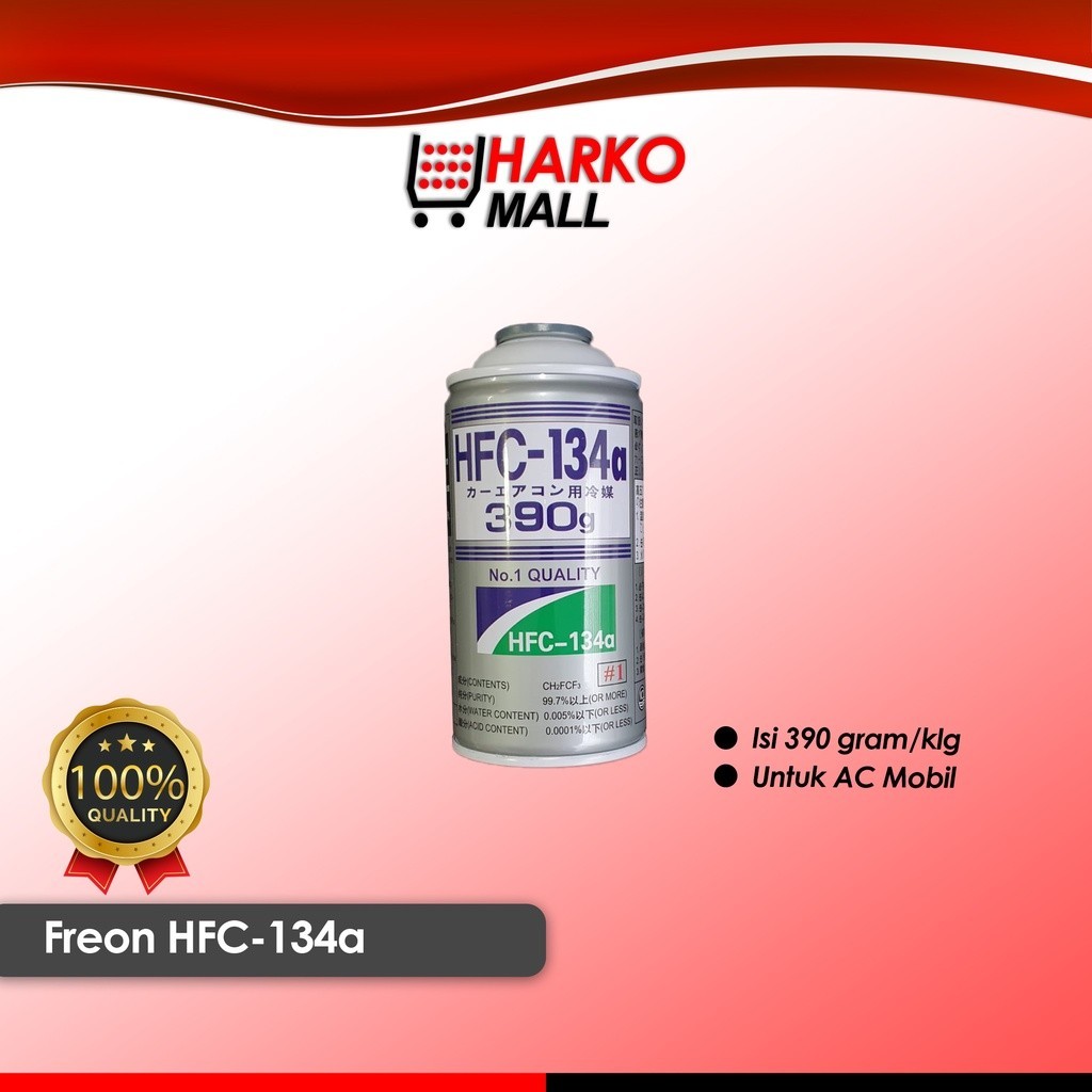 Jual Freon Isi AC Kulkas Freezer Showcase Kaleng HFC 134a 390g ...