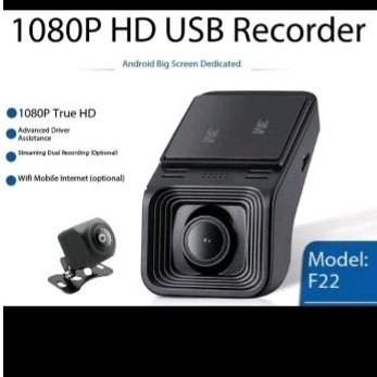 Jual Dash Cam U5 Dual USB DVR ADAS Kamera Depan Belakang CCTV Mobil ...