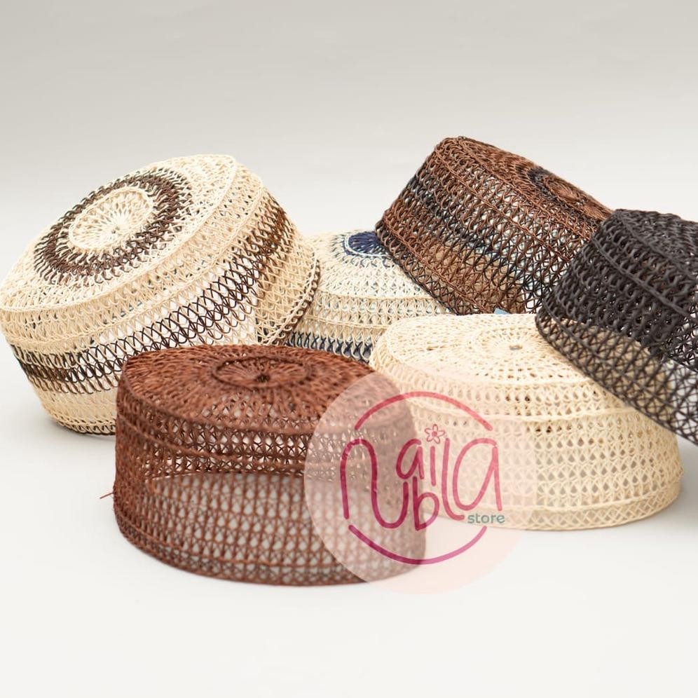 Jual peci rotan,peci jaring,peci habib bahar,peci rotan kalimantan,songkok haji,peci haji ...