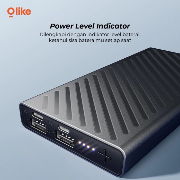 Jual Olike P102 Powerbank 10Mah Dual Port In Out Power Bank 5V 10 Mah ...
