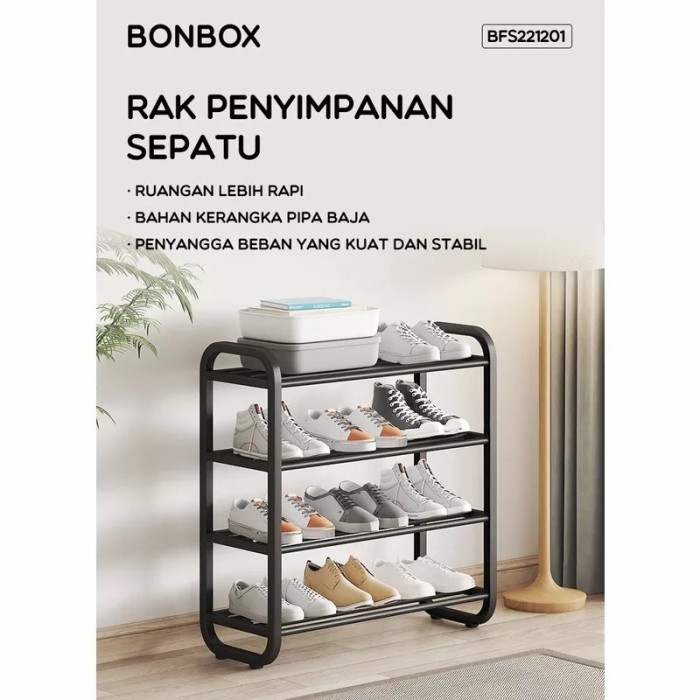 Jual Bon Rak Sendal 4 Multi Shoe Rack Floating Bfs221201 | Shopee Indonesia