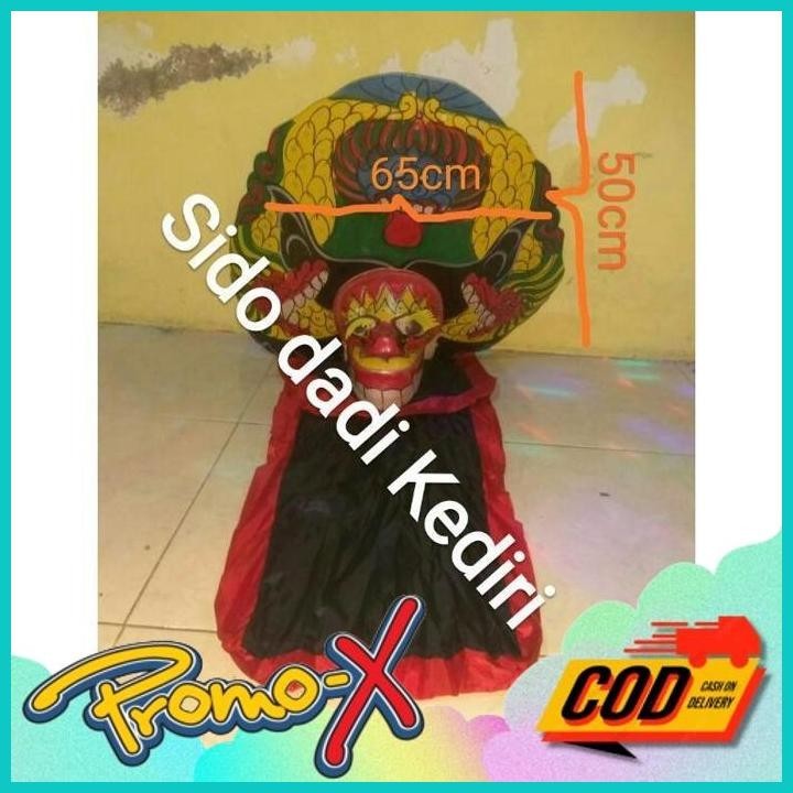 Jual BARONGAN SPON JUMBO TOPENG BARONGAN DEVIL CAMBUK BOPO PECUT TARI ...