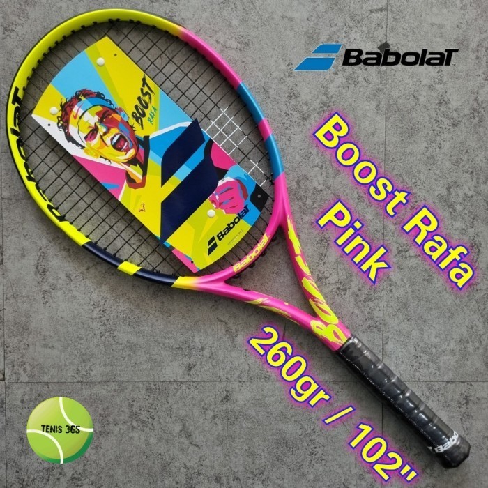 Jual Raket Tenis Babolat Boost Aero Rafa Pink 2024 ( 260Gr / 102 ...