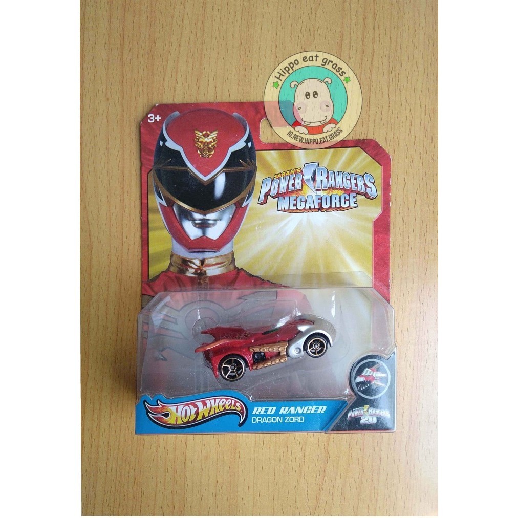 Jual HOT WHEELS HOTWHEELS POWER RANGERS MEGAFORCE RED RANGER DRAGON ...