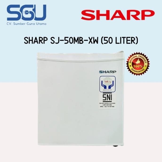 Jual Kulkas Portable SHARP SJ-50MB-XW Kulkas Mini Bar SJ50MB SJ 50MB ...