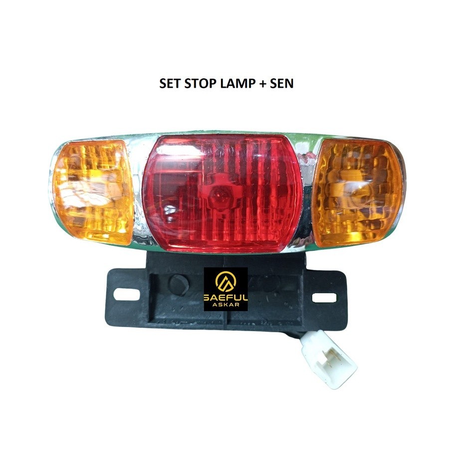Jual Lampu Belakang Set Sen / Rear Stop Lamp Sepeda Listrik | Shopee ...
