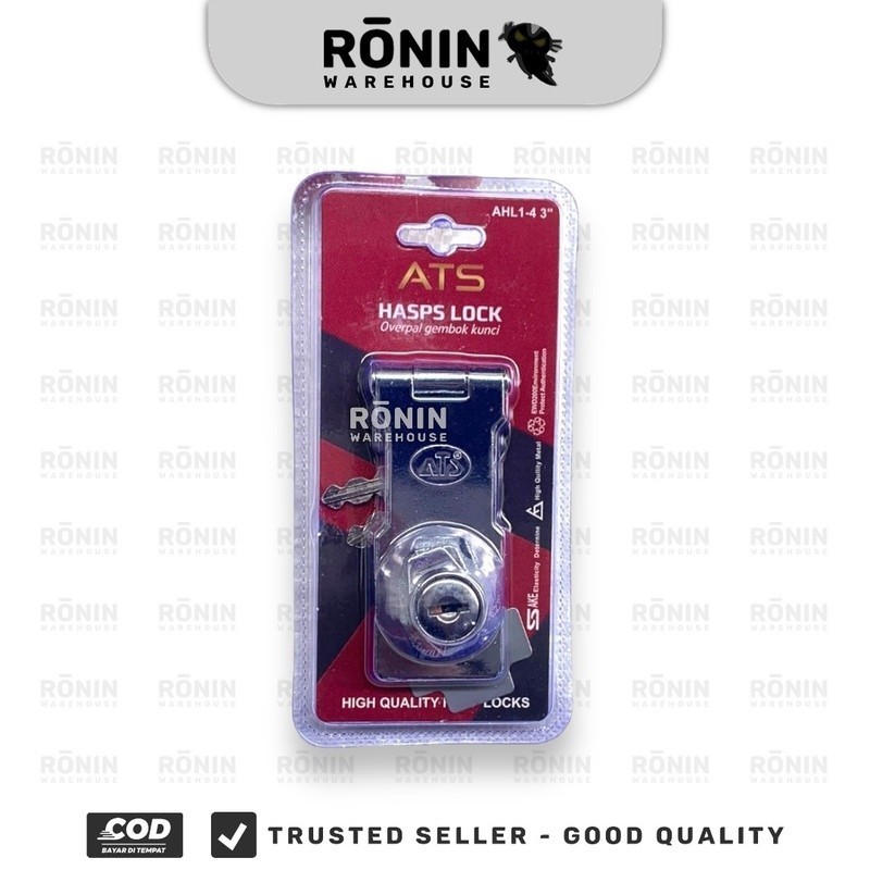 Jual ATS Overval kunci 3 " inch hasps lock gembok lemari kabinet ...