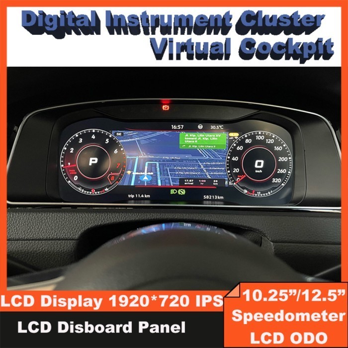 Jual Instrumen Cokpit Digital Virtual Gauge Panel Dasbor Cluster Untuk ...