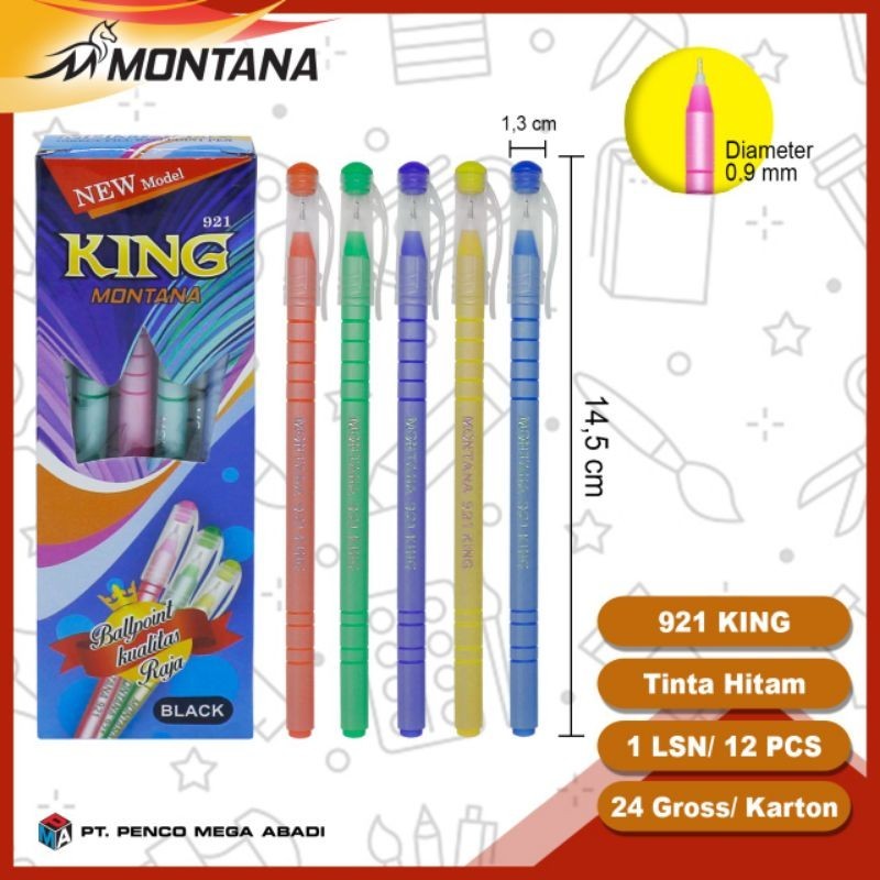 Jual pen KING montana | Shopee Indonesia
